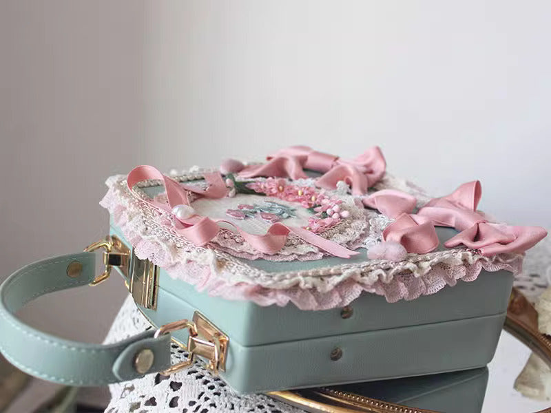 Handmade Rococo Style Bow Tie Hand Bag – Retro Fairy