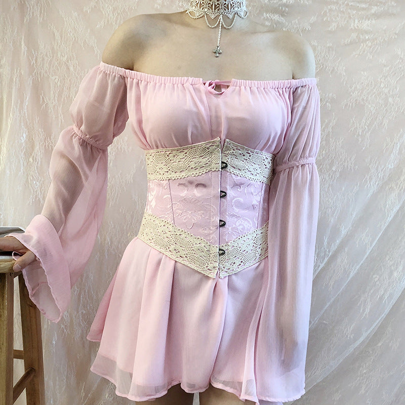 Vintage Jacquard Underbust Waist band – Retro Fairy