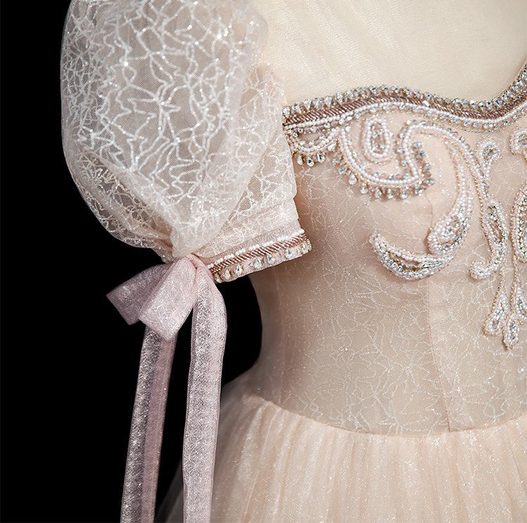 Handmade Ethereal Embellished Tulle Prom Dress Bridal Dress – Retro Fairy