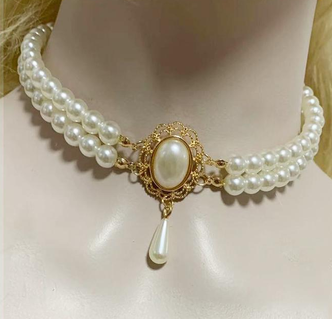 Handmade Vintage Princess Style Necklace – Retro Fairy