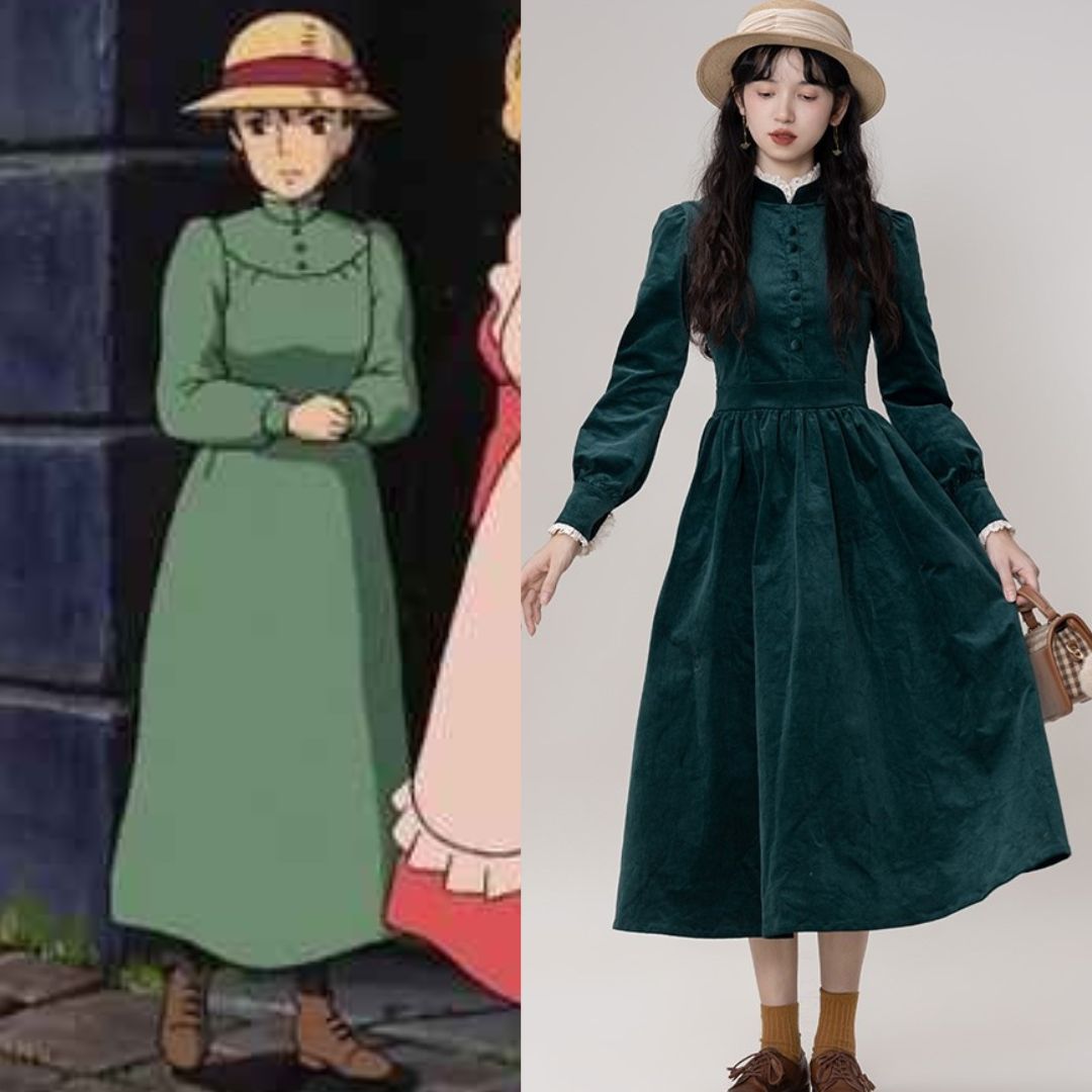 Howl's Moving Castle Inspired Vintage Dress – Retro Fairy